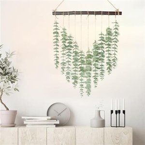 Wall Decor | Artificial Eucalyptus Greenery Wall Hanging Plants With ...